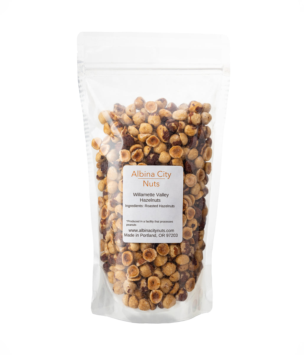 Willamette Valley Hazelnuts- 1lb bag – Albina City Nuts