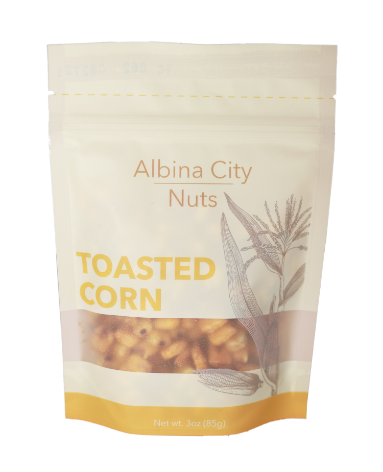Toasted Corn - 3oz bag – Albina City Nuts